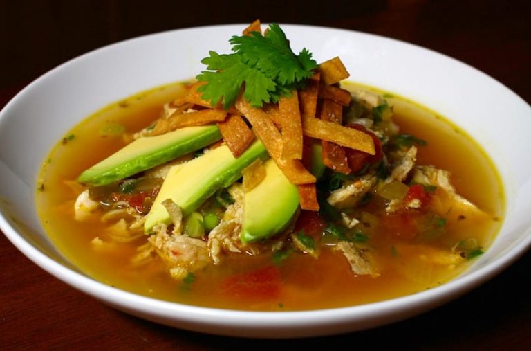 One of the Best Recipes for Tortilla Soup (Mexican Azteca soup)